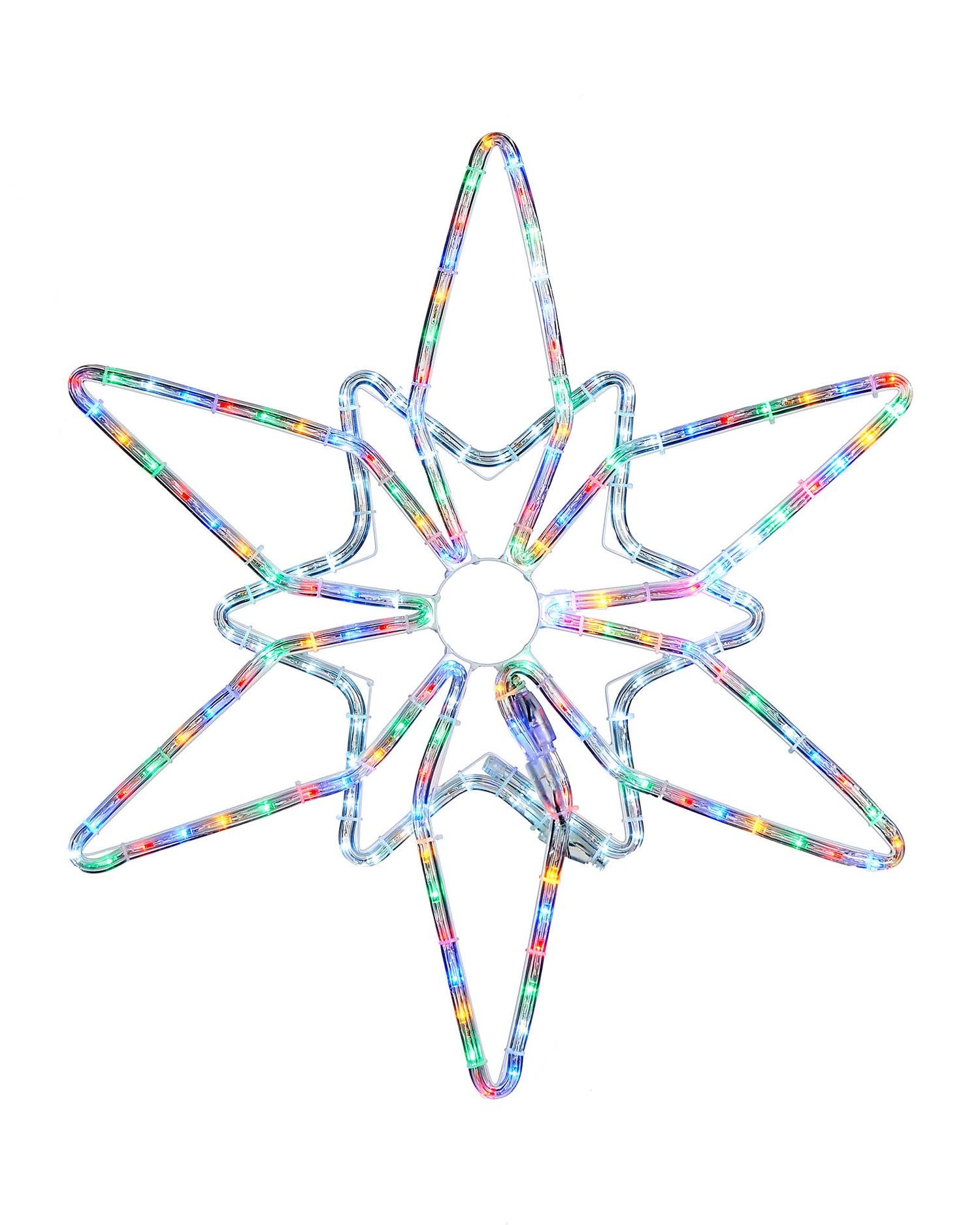 Pre-Lit Northern Star Rope Light Silhouette, Multi-Colour, 64 cm – We R ...