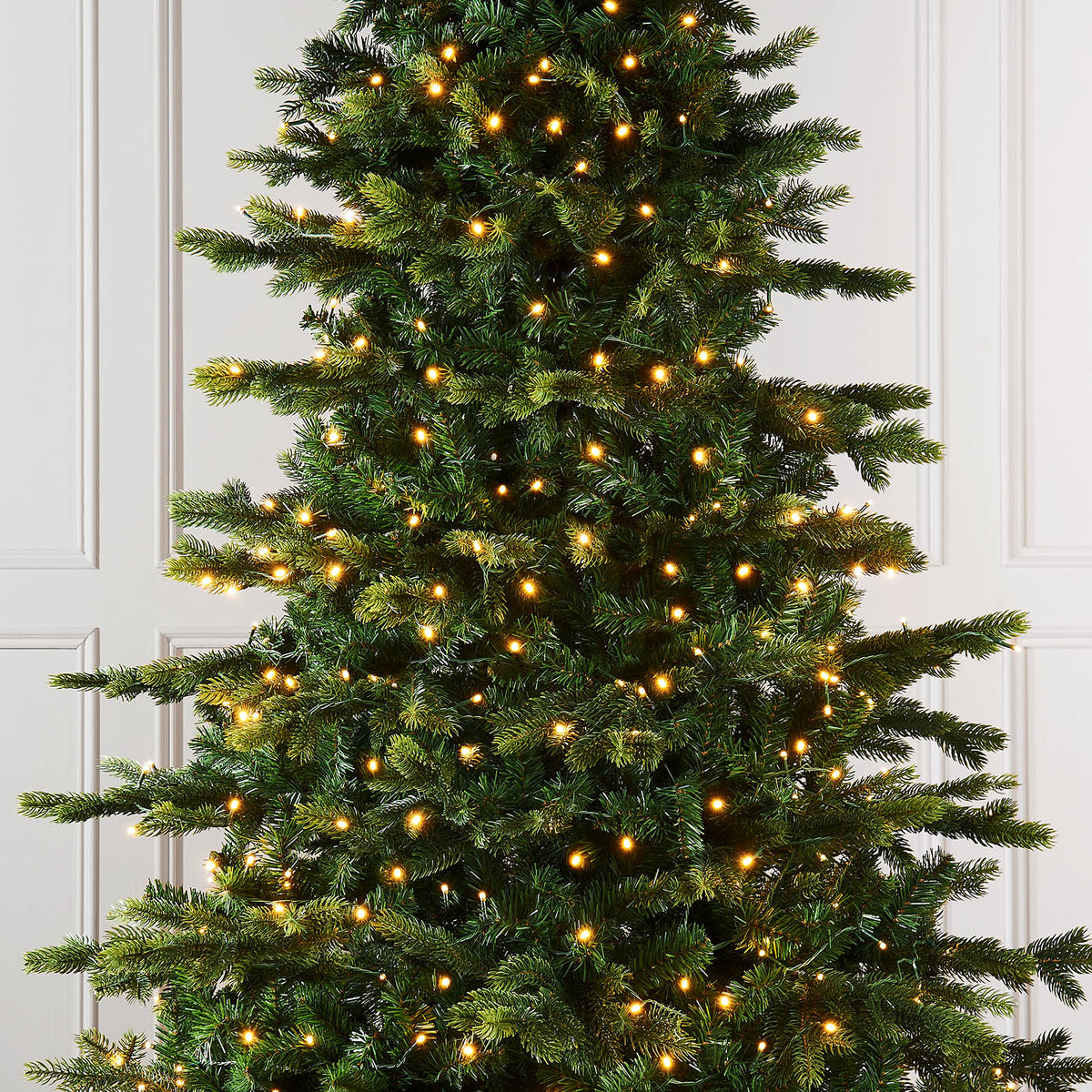 550 LED Christmas Tree String Lights, Green Cable, Warm White, 55 m ...