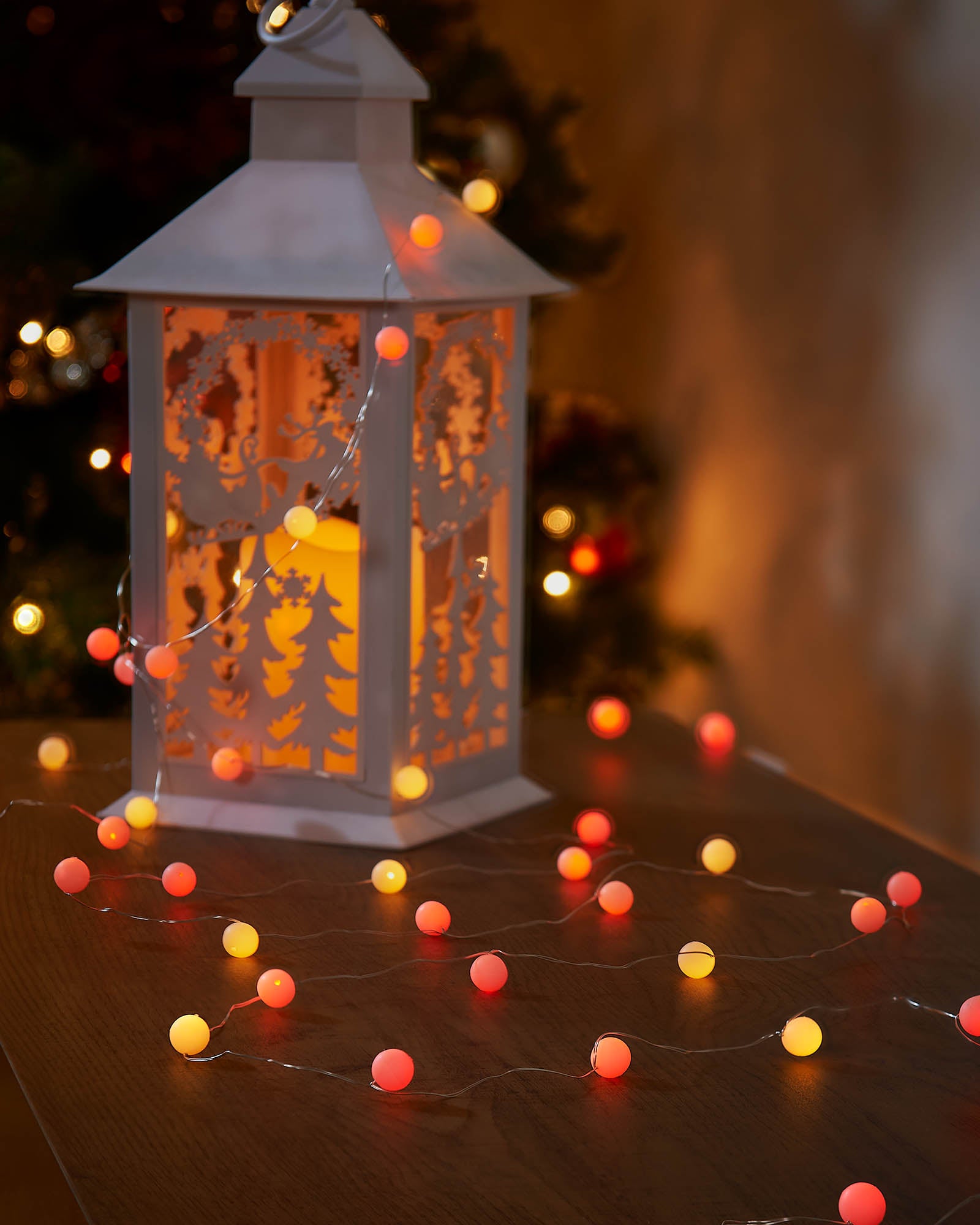 80 Autumn Pastel Micro LED Berry Lights, 6 m – We R Christmas