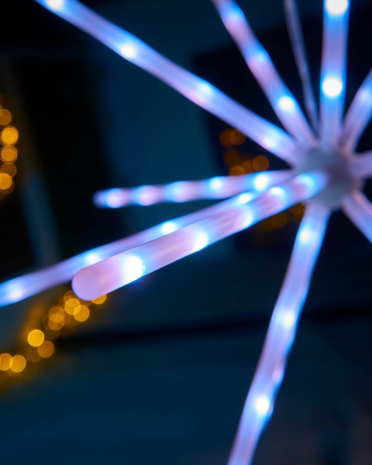 RGB LED Hanging Starburst Decoration, 56 cm – We R Christmas
